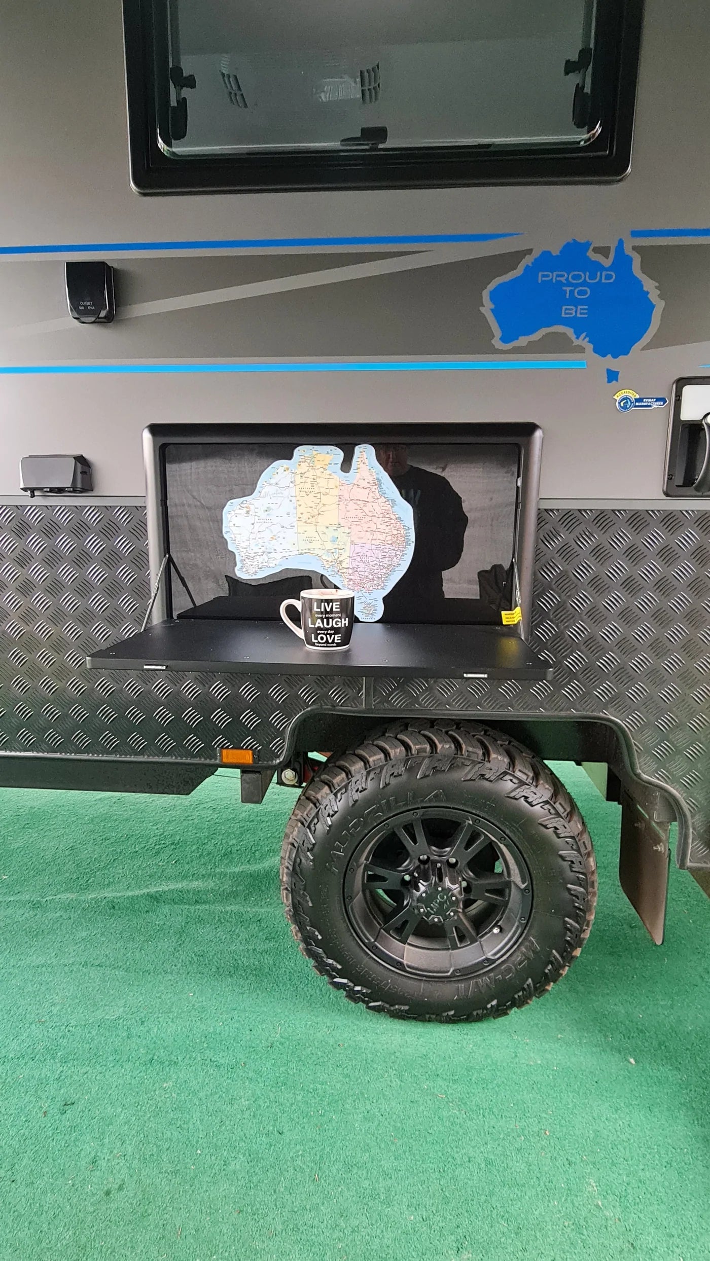 Map of Australia Sticker – Adventure Gear